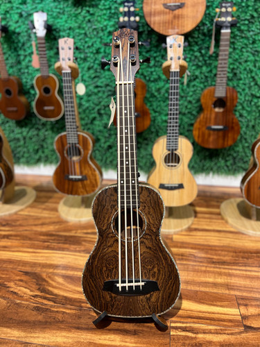 Ukulele BASS UBass Butterfly Wood | Kamehameha Ukulele