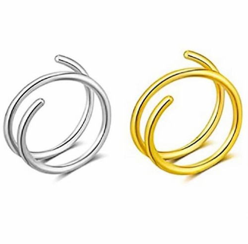 Double Hoop Nose Ring | Mysite