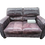2 Seater Wine Leather Sofa | castlefurniture