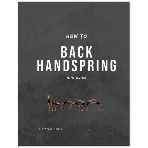 How to Back Handspring-Mini Guide | ALPHA ATHLETICS