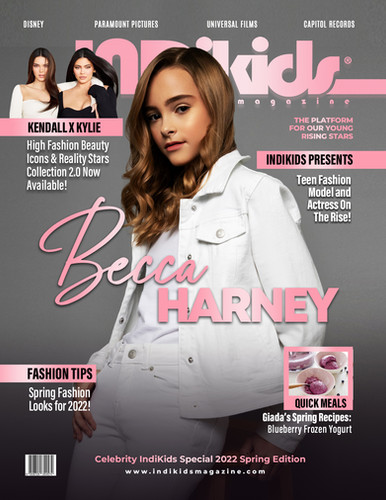IDK Spring 2022 Issue Becca Cover | IndiKids Magazine