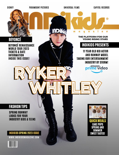 IDK Spring 2023 Issue Ryker Cover | IndiKids Magazine