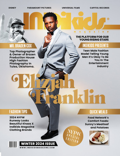 IDK Winter 2024 Issue Elizjah Cover | IndiKids Magazine