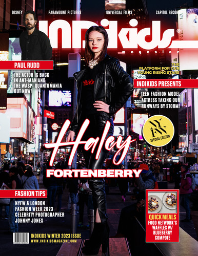 IDK Winter 2023 Issue Haley Cover | IndiKids Magazine