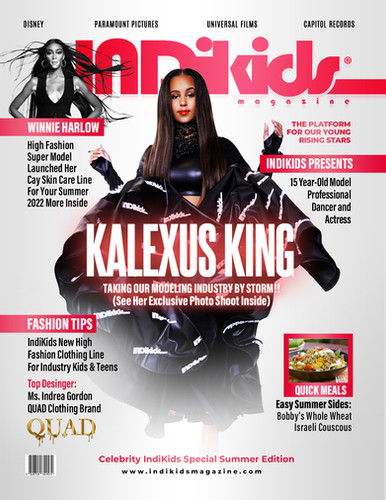 IDK Summer 2022 Issue Kalexus Cover | IndiKids Magazine