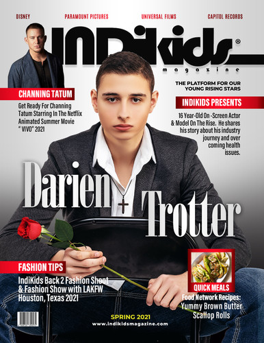 IDK Spring 2021 Issue Darien Cover | IndiKids Magazine