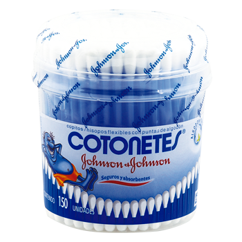 Cotonetes Johnson`s Pote 150 Unidades | Mercado Pague Menos