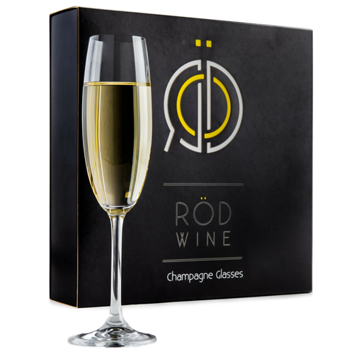 Rod Wine Champagne Glasses Set of 3 | Liquor ETC