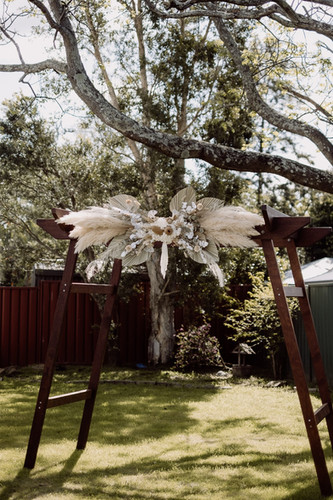 Timber Wedding Ceremony Arbour - 4 Post | vintage-events-hire