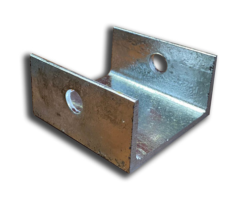 “C-channel” pipe support bracket fabrication (Type D) | APP Engineering