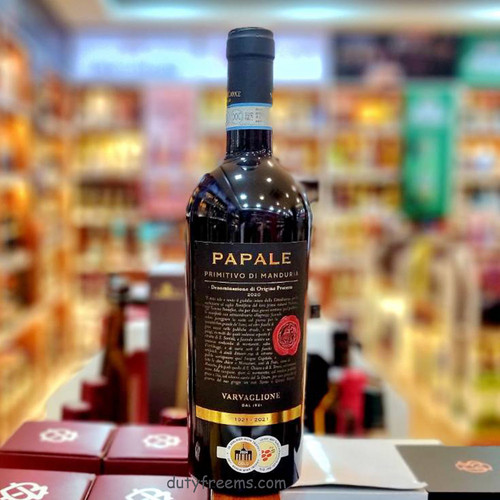 Papale Primitivo di Manduria 2020 / 1 ลัง 12 ขวด 12,900 บาท | Dutyfreems