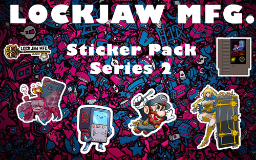 Lockjaw MFG. Sticker Pack Series 2 | Lockjaw MFG.