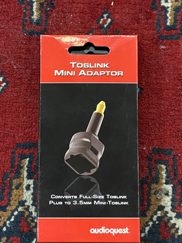 The Listening Room| AudioQuest , AudioQuest Toslink Mini Adapter