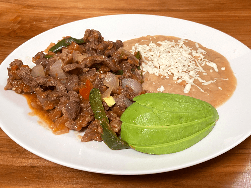 Bistec a La Mexicana