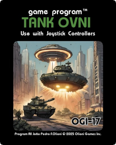 Tank Ovni (Atari 2600) | Olioni Games Inc