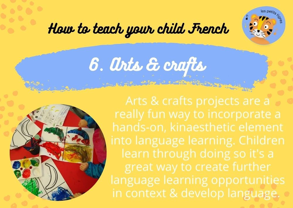French Learning With Arts And Crafts
