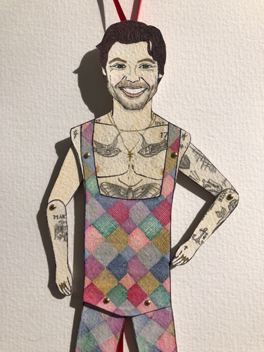HARRY STYLES Paper Doll Puppet | ChunkyDumpling