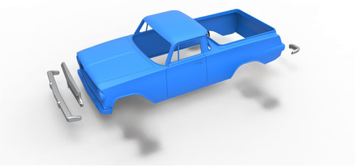 1963 EJ - EH Holden Ute - 3D Resin Printed Body ONLY C/H/B | Metal ...