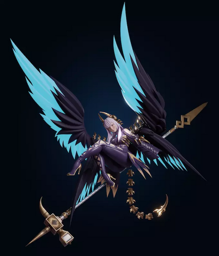 Casiela Angel - 1 x Unpainted Larger Scale 3D Resin Model Kit and Base ...