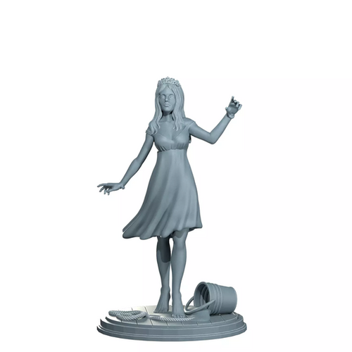 Carrie - 1 x Unpainted 3D Printed Resin Model Kit +Base -In Various ...