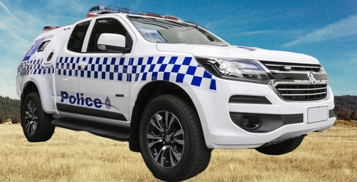 2018 Holden Colorado Space Cab Police Divi Van Australia – 3D Resin ...