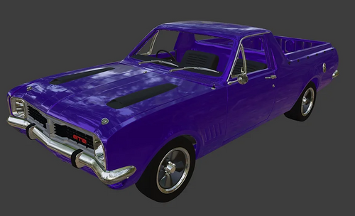 HK - HT - HG Ute GTS - Be-Ute Tribute 3D Resin Printed Model Kit 1-25 ...