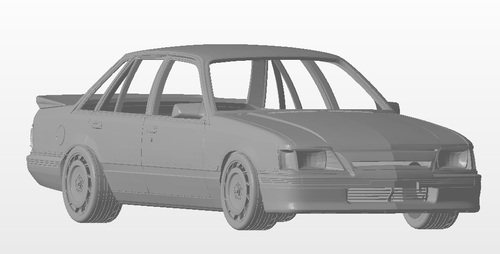 VK Holden Commodore Group A SS - 1 x Unpainted 3D Resin Body Wheels ...