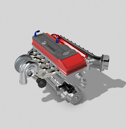 MCS - Ford Barra Turbo Engine - Available in Various Scales - FB - MCS ...
