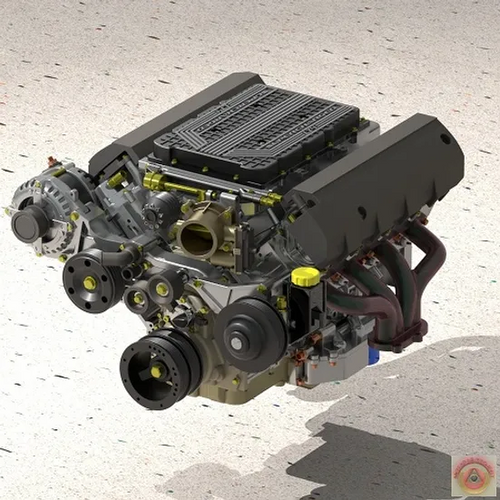 GM ZL1 CAMARO LT4 Engine - Available in Various Scales - FB | Metal ...
