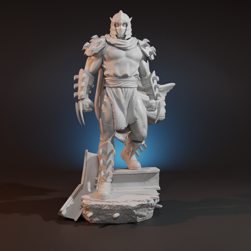 TMNT Shredder - LA Figures (1) Unpainted - 1/12 Large Scale Resin Model ...