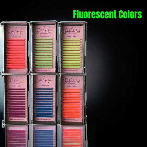 Fluorescent Color Codes | DeVida Lash
