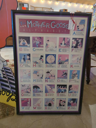 Mother Goose Alphabet Frames Poster | FinerThings