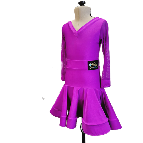 Latin/Purple/8-10y | Shall We Dance Designs