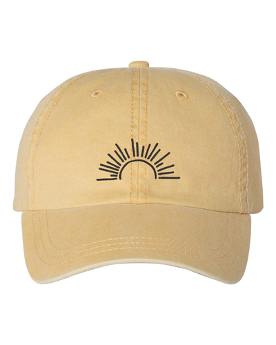 Sunrise Pigment-Dyed Cap | Laser Impressions 1