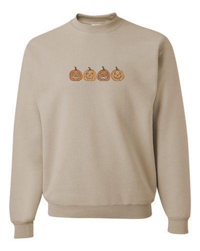 Pumpkins Crew Sweatshirt | Laser Impressions 1