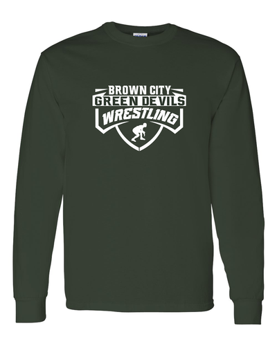 BC Wrestling Long Sleeve Shirt | Laser Impressions 1