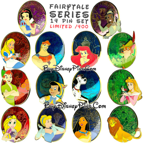 Full Set: 14 Disney Pins Fairytale Series LE 400 | BuyDisneyPins