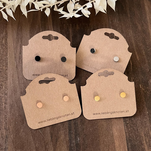 DOT Ohrstecker aus Edelstahl | Lieblingsknoten