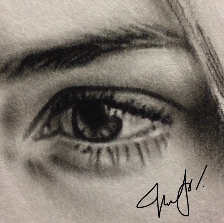 Tip #4 "The Secret of Realistic Eyes" (how to draw a perfect charcoal ...