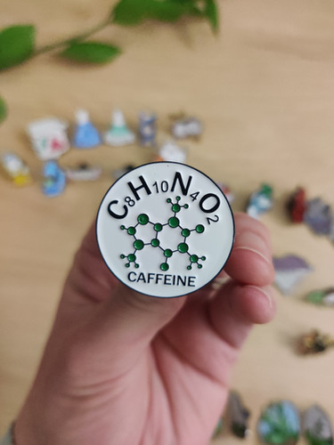 Chemistry enamel badges | The Sciencey Company