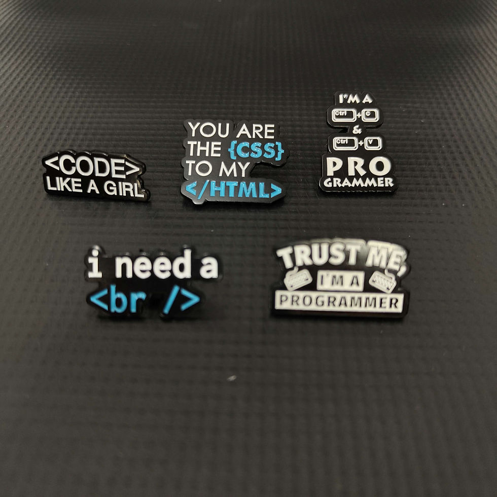 Programmer badges | The Sciencey Company