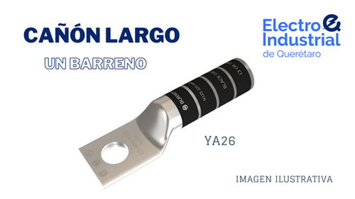 TERMINAL PONCHABLE UN BARRENO, CAÑÓN LARGO | Electro industrial