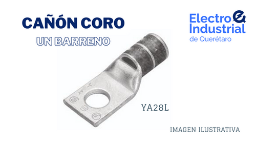 TERMINAL PONCHABLE UN BARRENO, CAÑÓN CORTO | Electro industrial