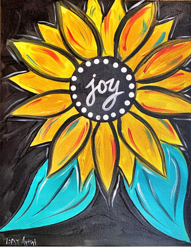 Joy Sunflower - Traceable with Online Class | tipsyartist