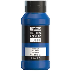 LQX BASICS FLUID ACRYLIC (PRIMARY BLUE) | chateau-orquevaux