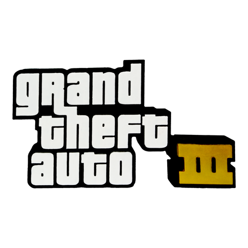 GTA (Grand Theft Auto) III - Logo | GamerGeekStore