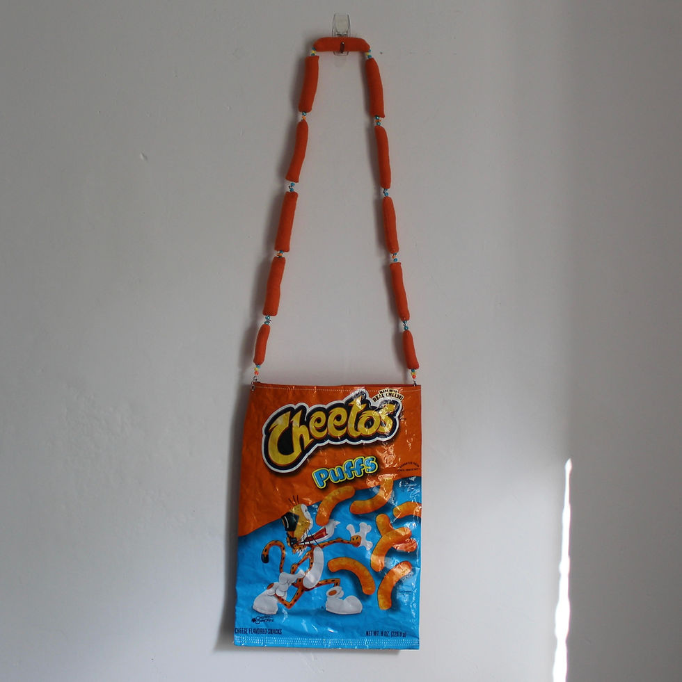 remade 'cheetos puffs' bag | Violet Star