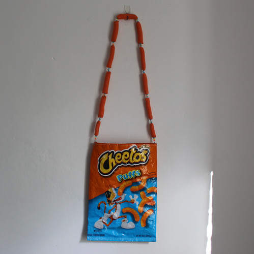 remade 'cheetos puffs' bag | Violet Star