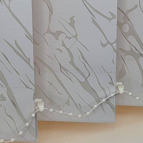 fiesta Grey PVC slat 89mm replacement blind slat | Five Star Blinds Ltd