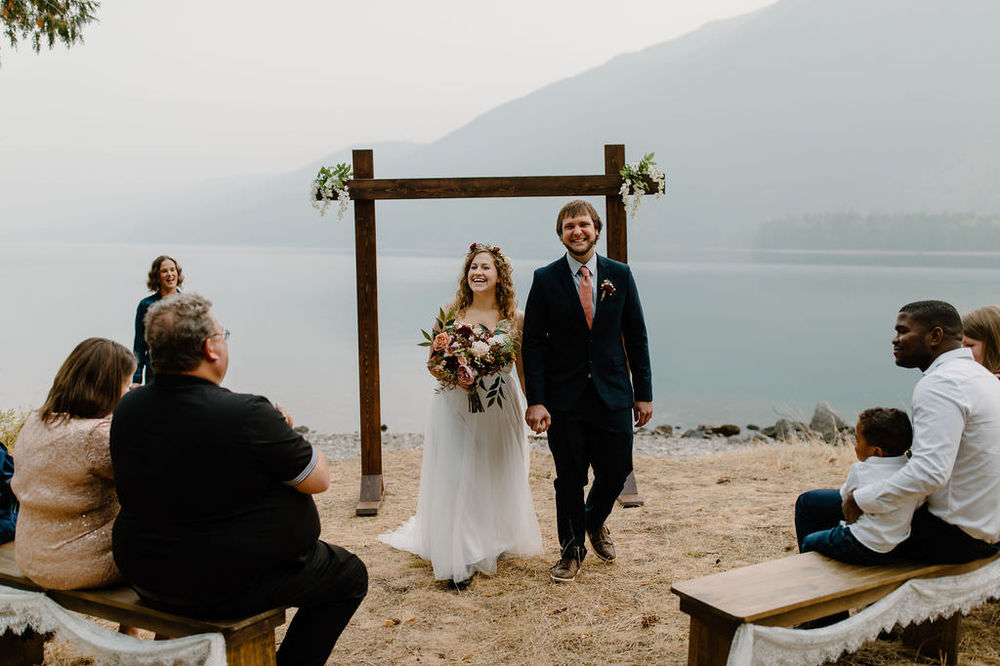 Morning Elopement at Ryan Meadows in Glacier National Park